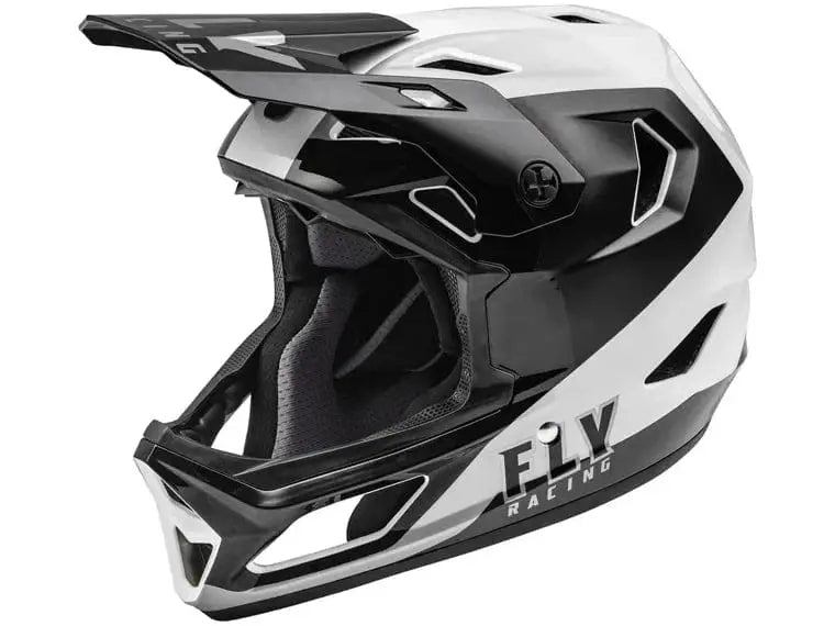 Casco Fly Racing Rayce Helmet White Black Lg
